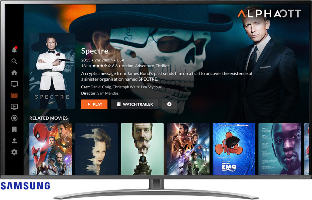 Samsung SmartTV Application - AlphaOTT
