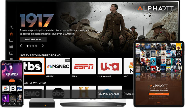 IPTV Middleware, Middleware IPTV OTT, OTT Middleware - AlphaOTT