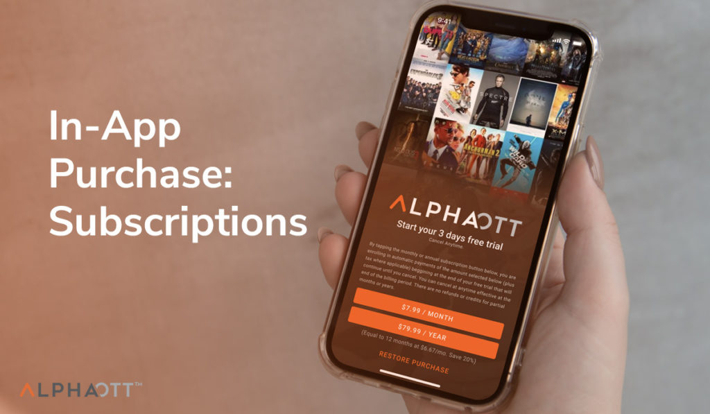 Branded Apps with In-App Purchase - AlphaOTT